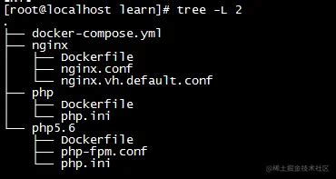 Docker compose 如何进入容器在本地使用docker搭建lnmp环境搭建目录路径如下实际跑起来的服务如下 掘金