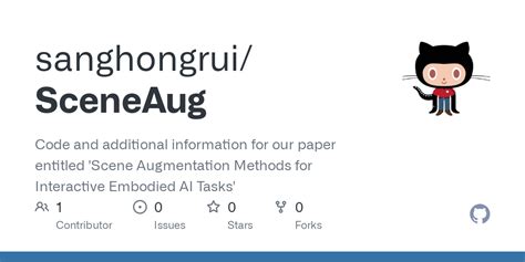 Github Sanghongruisceneaug Code And Additional Information For Our Paper Entitled Scene