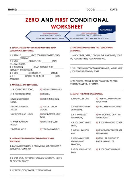 Conditionals Flash Quiz Pdf