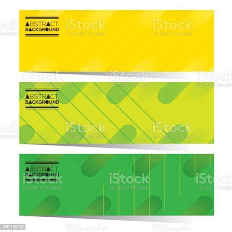 현대 디자인 3 추상 화려한 수평 배너 벡터 일러스트 레이 션의 설정 0명에 대한 스톡 벡터 아트 및 기타 이미지 0명 3가지 개체 기업 재무와 산업 Istock