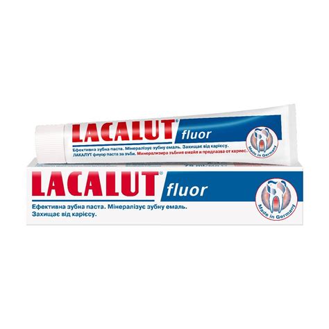 Зубная паста LACALUT Fluor 75мл - купить в интернет-магазине EVA