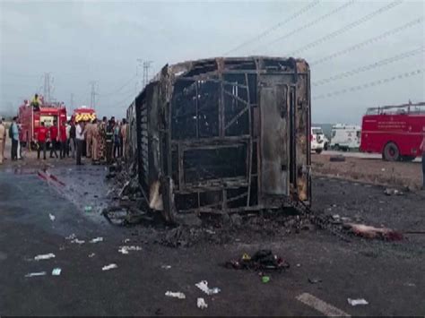 26 Killed As Pune Bus Catches Fire On Highway 7 Things To Know