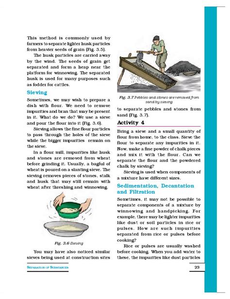 NCERT Book Class 6 Science Chapter 3 Separation Of Substances PDF AglaSem