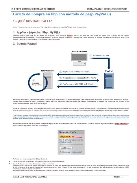 carrito de compra en php con método de pago paypal i pdf pay pal