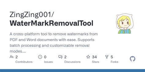 Releases · Zingzing001watermarkremovaltool · Github