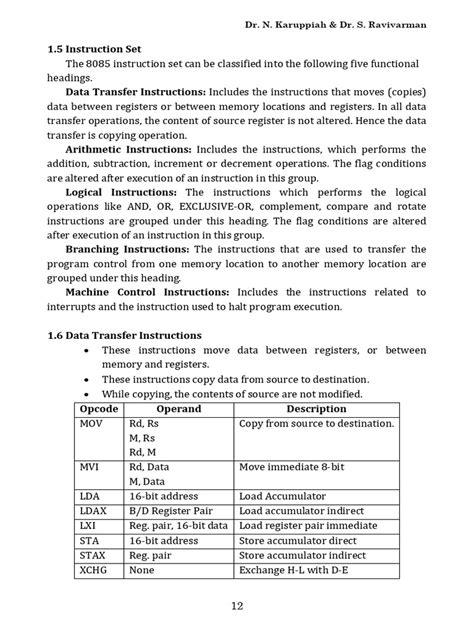 Microprocessors And Microcontrollers 12 Pdf