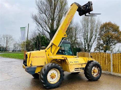 Matbro Ts280 4wd Telehandler C W Joystick Control And Pin And Cone Head Stock
