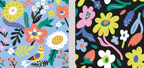 추상 세트 꽃과 나뭇잎으로 현대적인 원활한 패턴 꽃 디자인입니다 현대 미술 플랫 스타일의 벡터 식물 그림입니다 밝은 단풍 배경입니다 0명에 대한 스톡 벡터 아트 및 기타