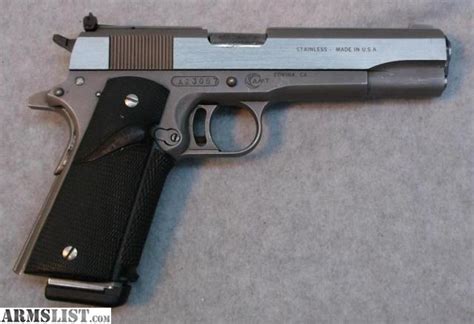 Armslist For Sale Amt Hardballer Stainless 1911 Pistol 45acp Stk A083