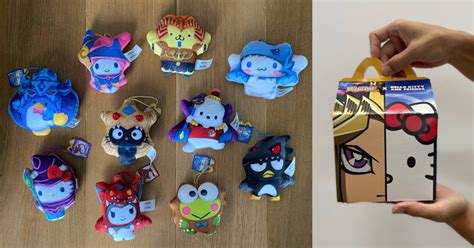 Mcdonalds Spore Gives Yu Gi Oh X Hello Kitty And Friends Plushies With