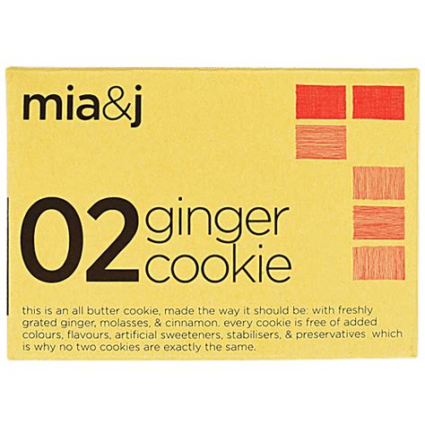 Buy Miaandj Ginger Cookie Crunchy Freshly Grated Ginger Cinnamon