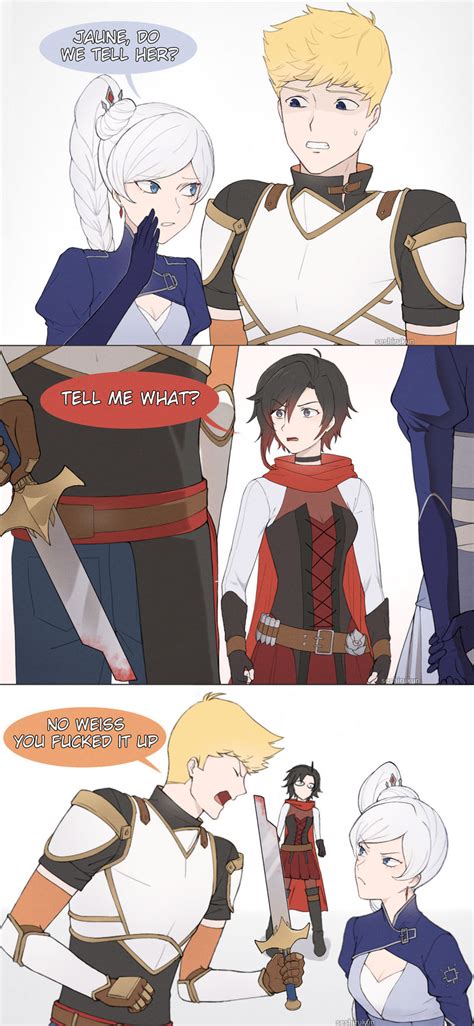 Rwby Comic Do We Tell Her By Seshirukun On Deviantart