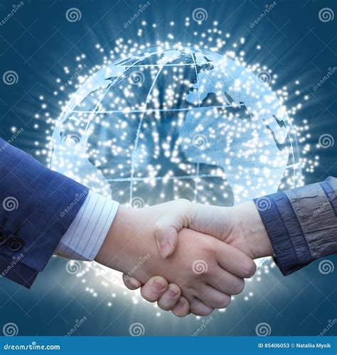 Conclusion Of The Transaction On The Network Stock Image Image Of