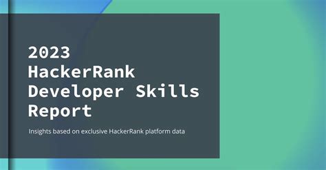 2023 Hackerrank Developer Skills Report Rcomputerscience