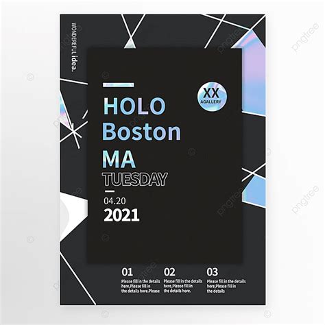 추상 미술 홀로 그래프 포스트 모드 박람회 템플릿 Psd 다운로드 디자인 자료 다운로드