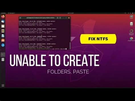 Unable To Create Folders In Ubuntu Ntfs Media Permission Denied Fix Ntfs Media UBUNTU
