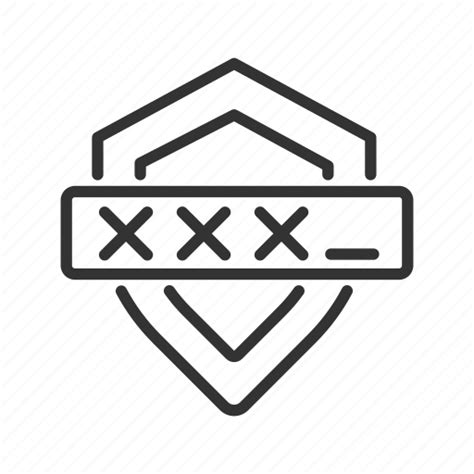 Strong Password Secret Word Verification Identification Icon
