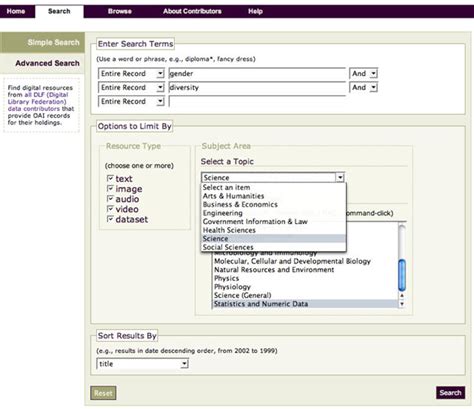 enhancing search and browse using automated clustering of subject metadata