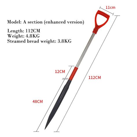 Detachable And Portable Ice Chisel Triangular Iceb Grandado Detachable And Portable Ice Chisel Triangular Iceb Grandado