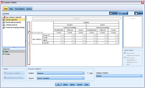Ibm Spss Custom Tables