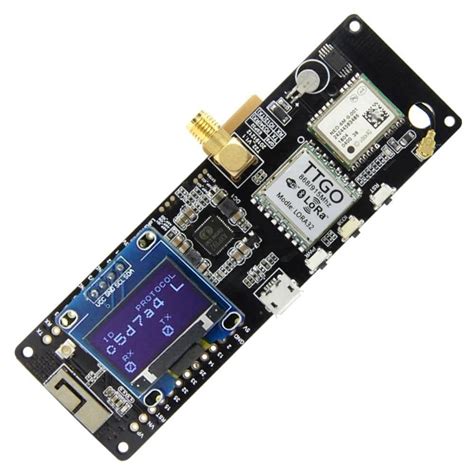 T Beam V1 1 Esp32 433 868 915 923mhz Wifi Bluetooth Modulis Esp32 Gps Neo 6m Sma 18650 Baterijos