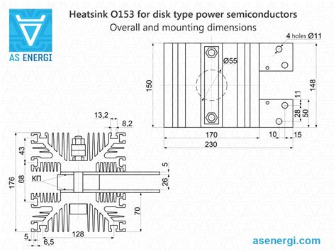 Disc Type Air Cooling Heatsink For Scr Thyristor And Rectifier Diode As Energi India