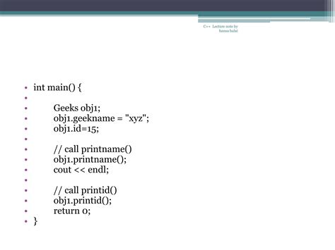 Unit3 On Object Oriented Programmingpptx