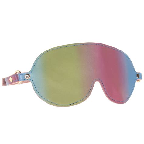 Spectra Bondage Blindfold In Rainbow Pinkcherry Canada