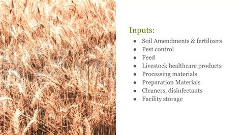 The Trouble With Organic Inputs Ppt