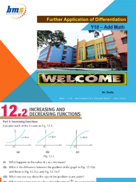 122 Increasing And Decreasing Functions Pdf