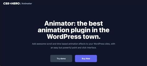 Animator Review A WordPress Animation Plugin A Single Click