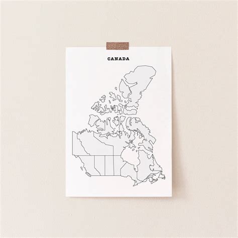 Blank Canada Map Printable Canada Sales Map Fill In Canada Map