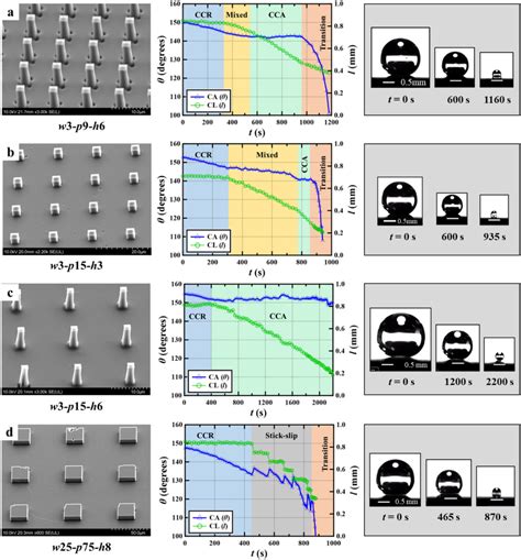 Dynamics Of Evaporation On The Other Four Different Dlc Based Surfaces Download Scientific