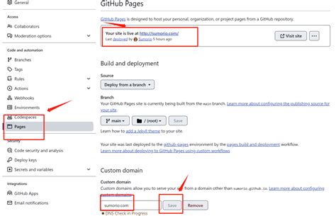博客搭建：github Pages绑定域名 薩魔5mg