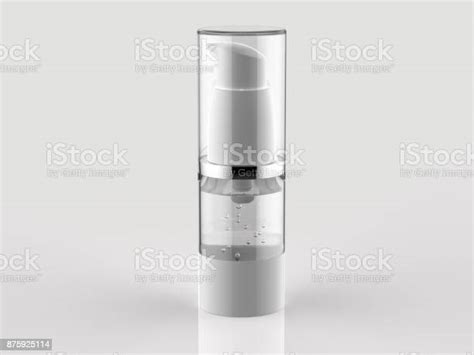 답답한 피부 관리 및 화장품 디스펜서 분명 Serum3d 렌더링으로 가득합니다 용기 제작물에 대한 스톡 사진 및 기타 이미지