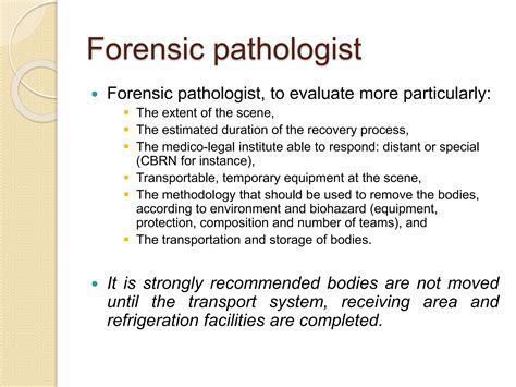Role Of Forensic Pathologists In Mass Aviation Disasters 1 Pptx