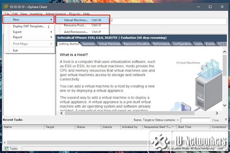 Management Virtual Machine Pada Vmware Esxi Dengan Vsphere Client V6
