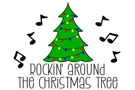 Rockin Around The Christmas Tree Graphic By Glad Pants Crafts