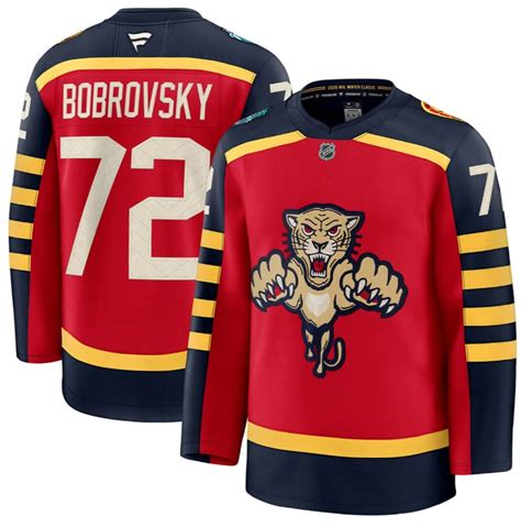 Florida Panthers Nhl 2026 Winter Classic 72 Sergei Bobrovsky Premium
