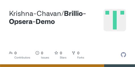 Github Krishna Chavanbrillio Opsera Demo
