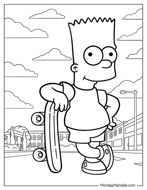 30 Cartoon Coloring Pages Free Pdf Printables