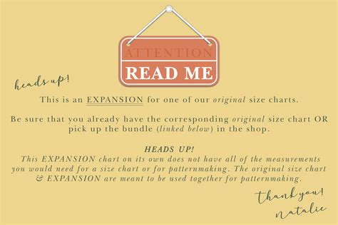 Size Chart Expansion Ladies Curvy — Points Of Measure