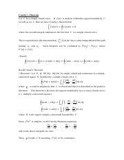 Cauchy S Theorem Analytic Functions And Closed Course Hero