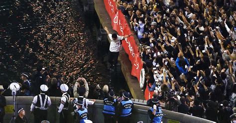 풍덩 풍덩 어젯밤 오사카 도톤보리 강에 37명 뛰어든 이유