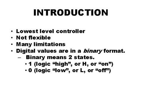 Chapter 2 Types Of Controller Digital Logic Controller