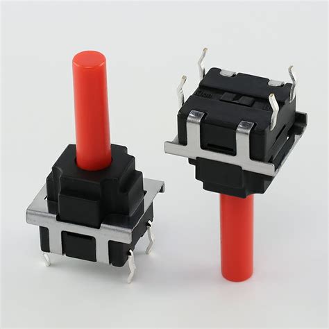 Ip67 Button Tactile Switch Waterproof Tact Switch With Conducting Rubber Cap Khan Electronic