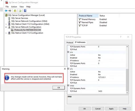 Sql Server Tcp Port Failed Error Configuration Manager Manishbangia