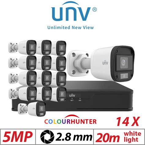 MP CH UNIVIEW KIT X COLOURHUNTER HD FIXED MINI BULLET ANALOG CAMERA WHITE MM UAC B