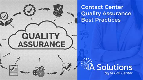Contact Center Quality Assurance Best Practices Ia Solutions