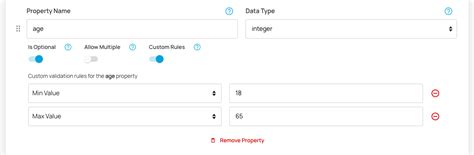 Custom Validation Rules Data Graphs
